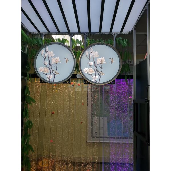 Quality newest creative design round led display with different size for advertising, casino with or without touch for sale