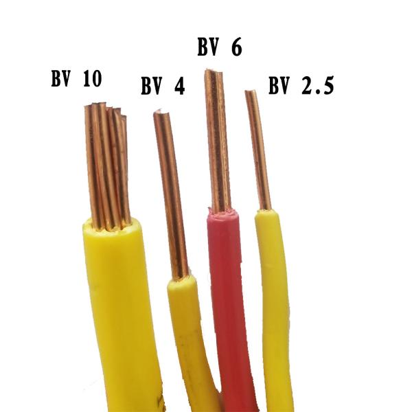 Quality Industrial PVC Insulated BV Flexible Electric Wire Cable for sale