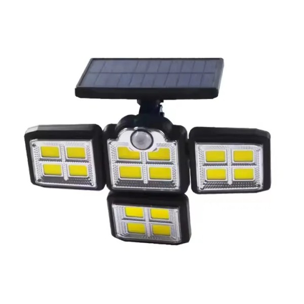 Quality Wall Mount Solar Garage Four Heads Led Motion Sensor Security Light for sale