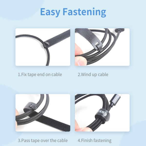 Quality Essager Nylon Velcro Desk Cable Organizer for sale