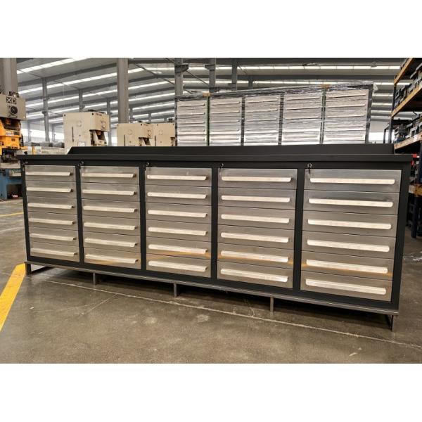 Quality Industrial Heavy Duty Metal Workbench with Cabinet and Drawers for sale