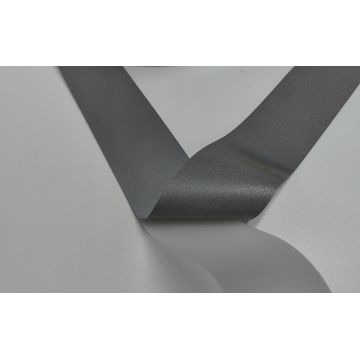 Quality Both-Side Reflective Tape Elastic Reflective Tape Silver Color With 50times for sale