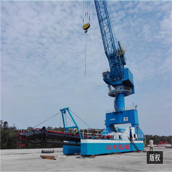 Quality KEDA sand dredger jet suction 14m Digging Depth 800Kw sand gold dredger for sale