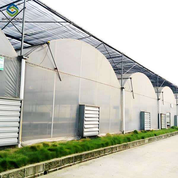 Quality Agricultural Multi Span Greenhouse Strong Structure For Tomato Planting for sale