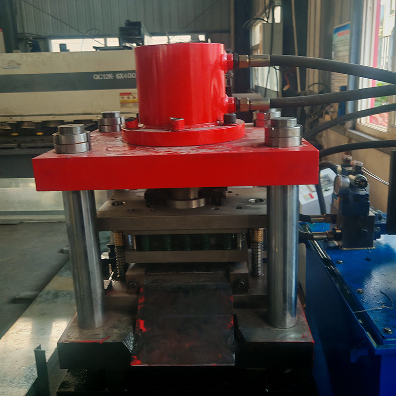 Full Automatic Cable Tray Production Line in operation