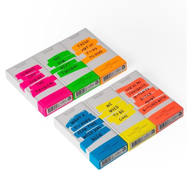 Quality Custom Logo Pink Coated Paper Tuck End Box for Paperboard Shower Steam Packaging for sale