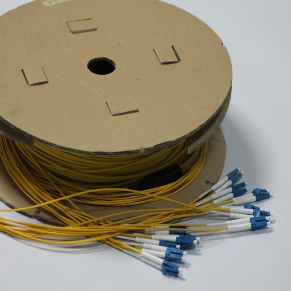 Quality LSZH Patch Cable 12F LC UPC Singlemode Fiber Optic Pre installed Multiple for sale