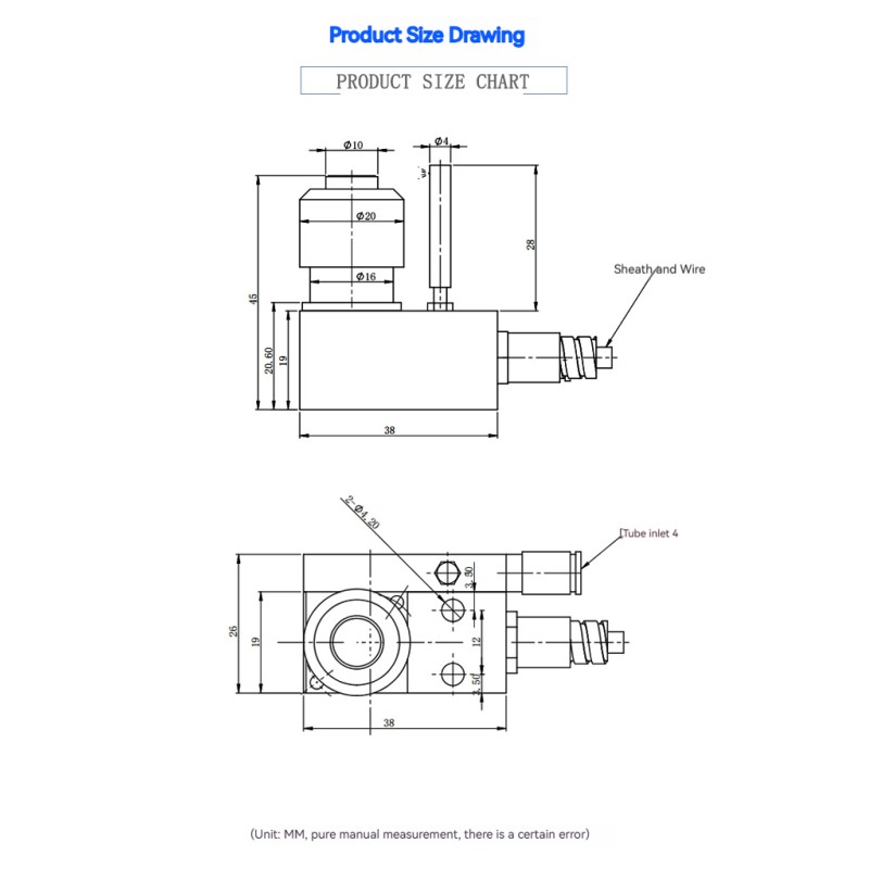 MP21 Automatic Tool Setter 10-16mm Diameter Broken Tool Detection with 0.001mm Precision for CNC Engraving Milling Machine Use