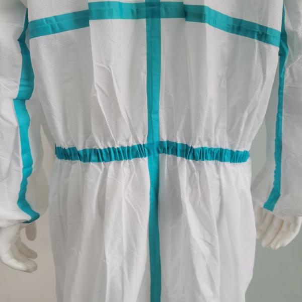Quality Flexible Dustproof VASTPROTECT-603 Disposable Isolation SMS Coverall with Stick for sale