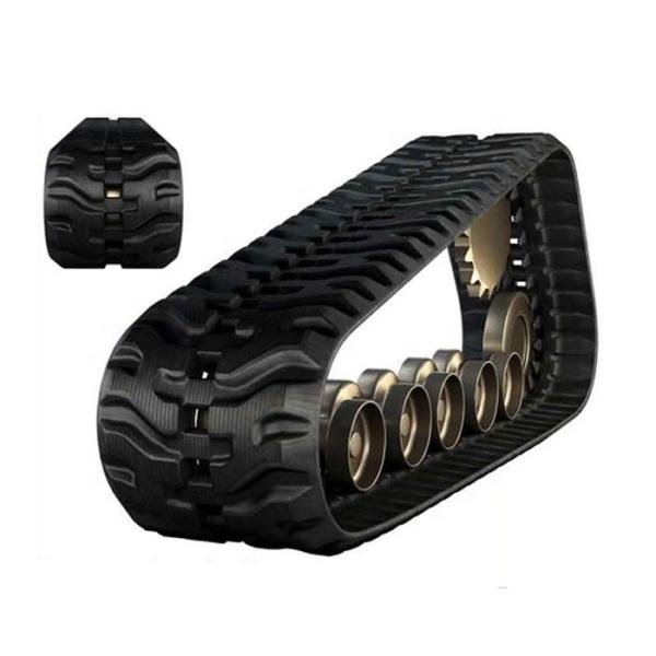 Quality 180X72x36 Rubber Track for Mini Excavator Mini Skid Steer Loader Black Nature for sale
