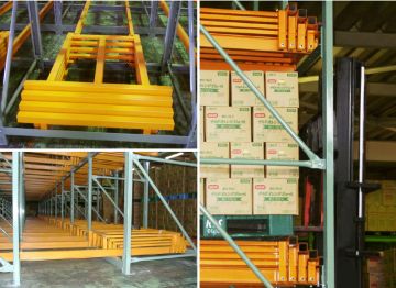 Push Back Pallet Rack High Density Warehouse Storag Rack