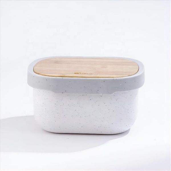 Quality 190*150*100 mm Microwavable Food Container Eco Custom Logo Color Separated Space for sale