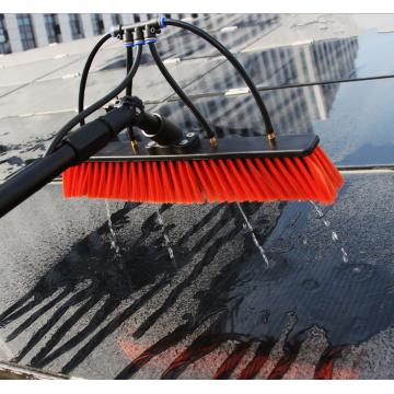Quality ISO9001 5.4m Black Carbon Fiber Solar Module Cleaning Brush for sale