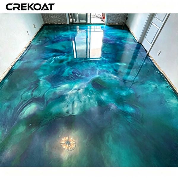 Quality Color Pigments Metallic Epoxy Floor Coating Durable Long-Lasting Flooring for sale