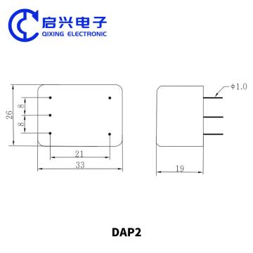 Quality DAP2 Low Pass Power Supply Filter PCB Mounting Single Phase EMI EMC Power Filter for sale