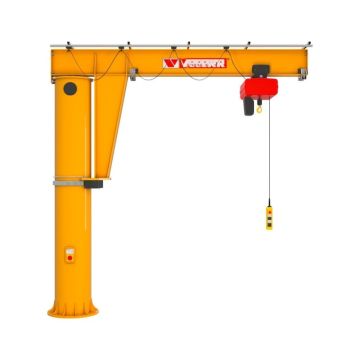Quality Articulated Pillar 360 Degree Rotating Cantilever Swing Arm Jib Crane 2T 10T for sale