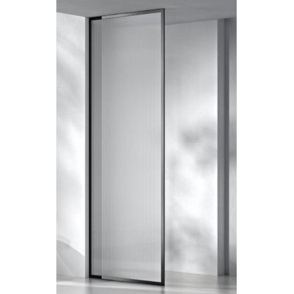 Quality 304 Stainless Steel,Matte Black ,Side panel screen door , 8mm/10mm/12mm for sale