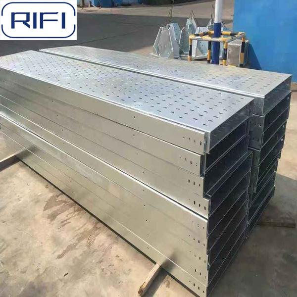 Quality Steel Sheet Raceways Cable Tray System Galvanized Steel GI Cable Trunking for sale