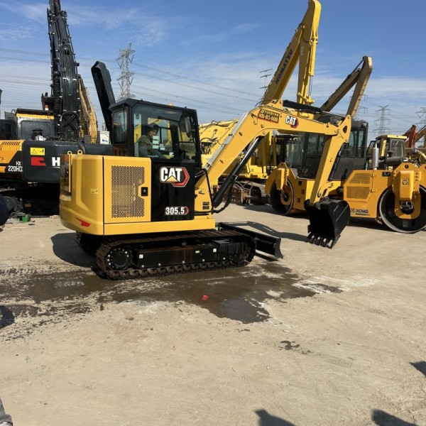 Quality 2024 CAT 305 5E Mini Excavator Only 5 2 Hours Like New Ultra Low Hour Compact Digger for sale