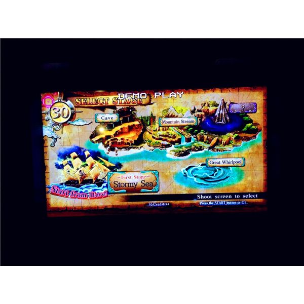 Quality Arcade video shooting games Dead Storm Pirate coin operated simulation game for sale