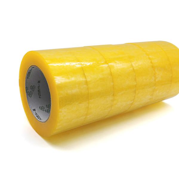 Quality 45mic Yellowish Transparent Bopp Packing Tape For Carton Sealing for sale