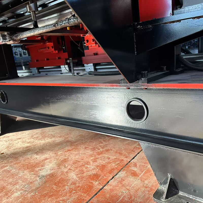 Close-up view of Cable Tray Punching Machine components
