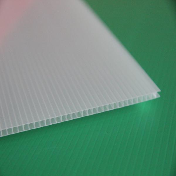 Quality OEM White Corrugated Plastic Sheets 4x8' Hollow Core Plastic Sheets for sale