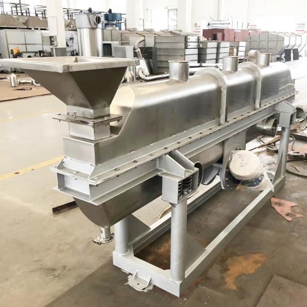 Quality 0.9m2 To 6.75m2 Vibrating Fluidized Bed Dryer For Jasmine Chrysanthemum Rose for sale