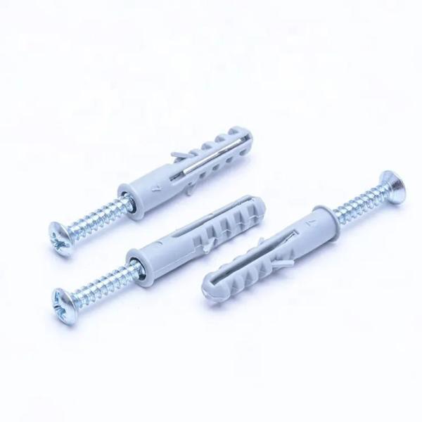 Quality PE Nylon Capacity Mating Plastic Anchor And Screw Standards For Secure for sale