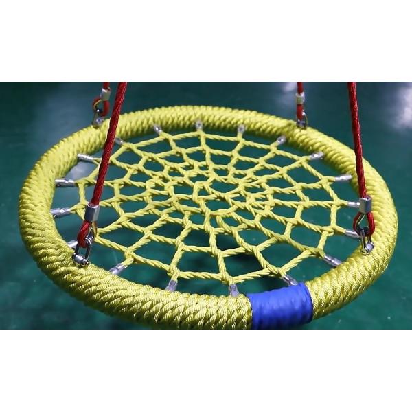 Quality 100cm Customized Colors Commercial Swing Net Bird Nest Swing For Playground for sale