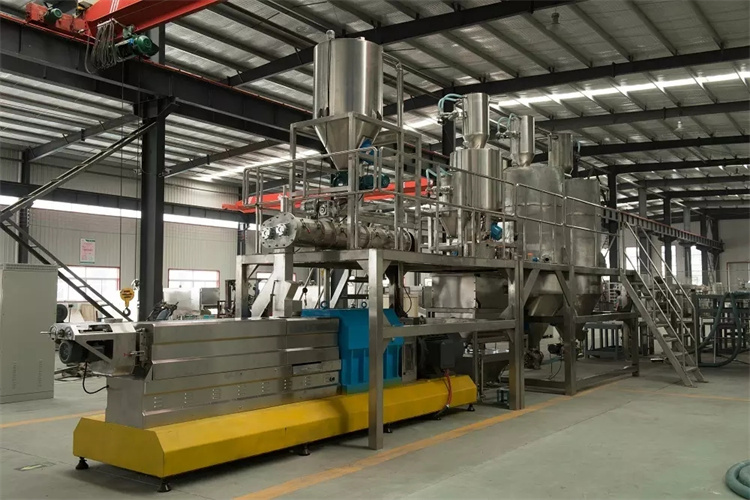 Large Capacity 1 Ton Per Hour Pet Dog Feed Making Extruder Pet Feed Production Line