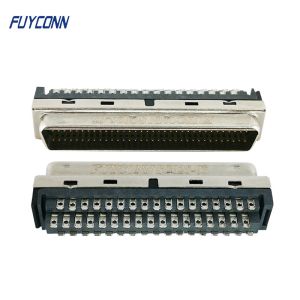 Quality Male Cable SCSI Connector 68 Pin With Solder Terminal MDR Cable Connector for sale