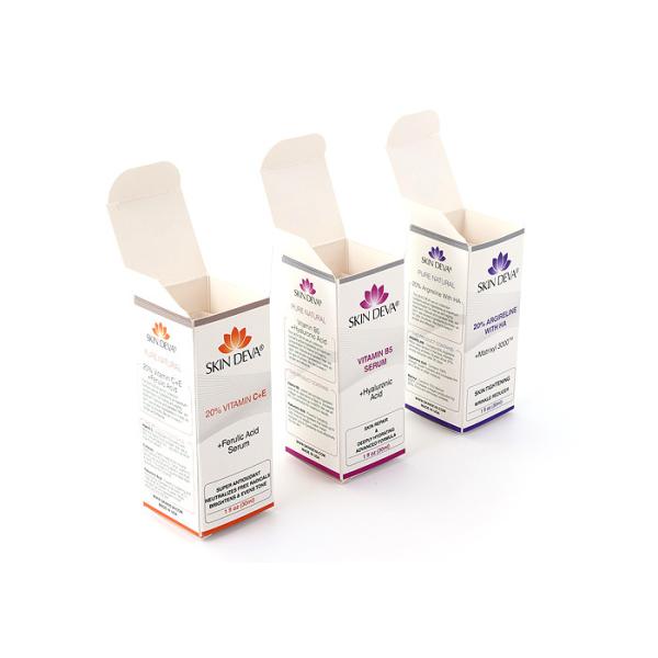 Quality Printed Cosmetic Packaging Box 10cm Hight Vitamin Hyaluronic Acid for sale