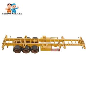 Quality Air Suspension 12 Tyre Jost Type Container Semi Trailer for sale