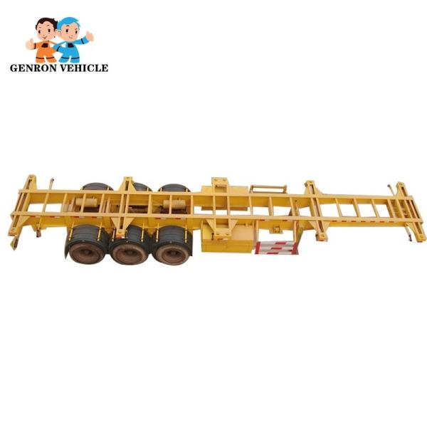 Quality Air Suspension 12 Tyre Jost Type Container Semi Trailer for sale