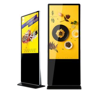 Quality Floor Standing Digital Signage 4K Indoor Vertical Totem LCD Advertising Player for sale