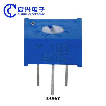 Quality 3386 Series Single Turn Potentiometer 10k Ohms Withstand Voltage 500V for sale
