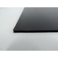 Quality 500g/m2 Black Antistatic Black Corrugated Plastic Sheets for sale