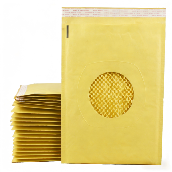 Quality Custom Size Honeycomb Paper Mailer with Honeycomb Cushion Structure and 100% Recyclable Eco Protective Mailer for sale
