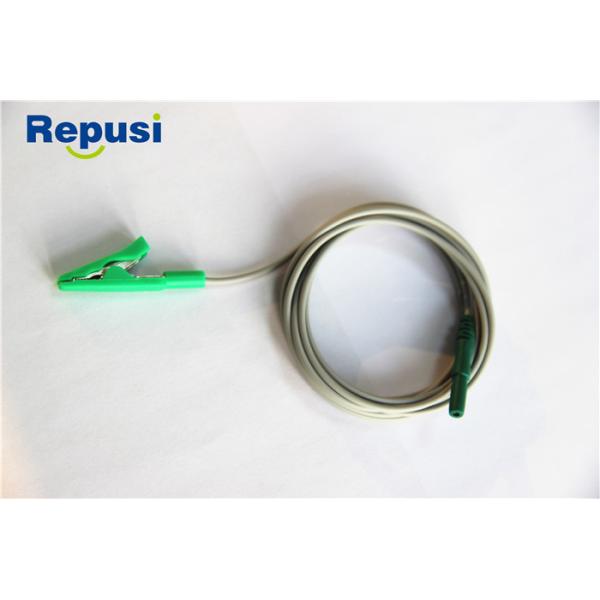 Quality Non-Sterile Alligator Clip Leads Wire With Touchproof Connector 150m Length for sale