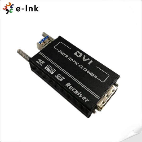 Quality Mini 4KX2K DVI Fiber Transceiver SM10-80KM Manual EDID for sale