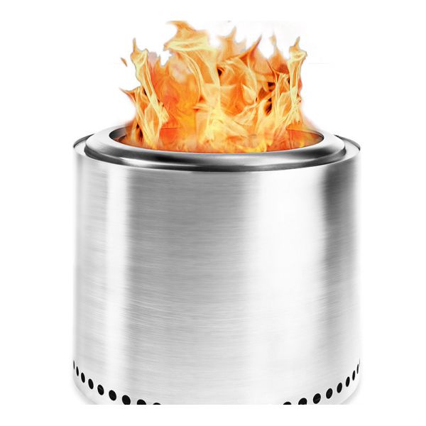 Quality Customized Logo Acceptable 15 Inch Smokeless Stainless Steel Stove for Modern Camping for sale