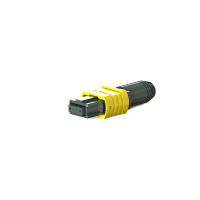 Quality Mini Housing MPO Connector 3.8mm round boot Fiber Optic metal insert spring push for sale