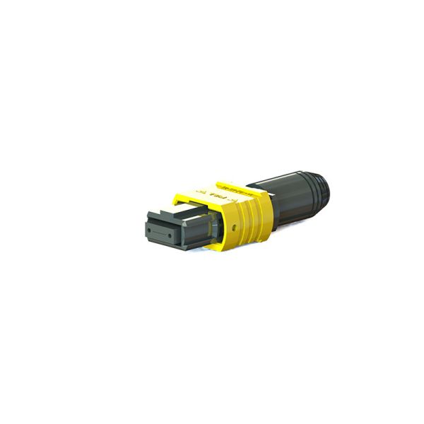 Quality Mini Housing MPO Connector 3.8mm round boot Fiber Optic metal insert spring push for sale