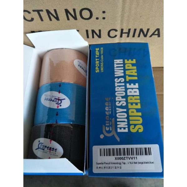 Quality Ultra Flexible Kinesiology Athletic Tape Roll For Rehabilitation for sale