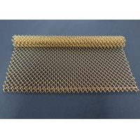Quality 1.2mm Metal Mesh Drapery Decorative Wire Mesh Coil Drapery For Curtain for sale