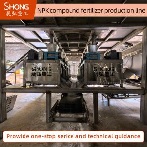 Quality 37-220kw NPK Fertilizer Production Line with Abrasion Resistance for sale