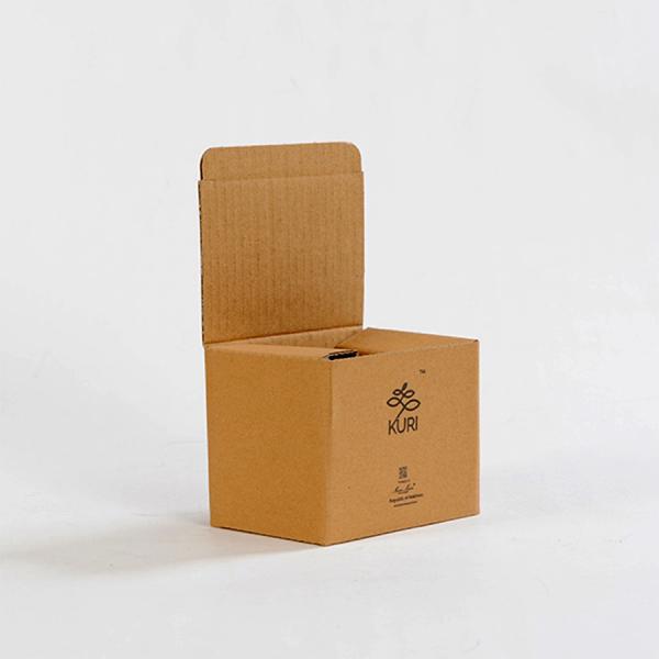 Quality Shipping / Moving Corrugated Paper Box Handmade Cosmetic Gift Packaging for sale