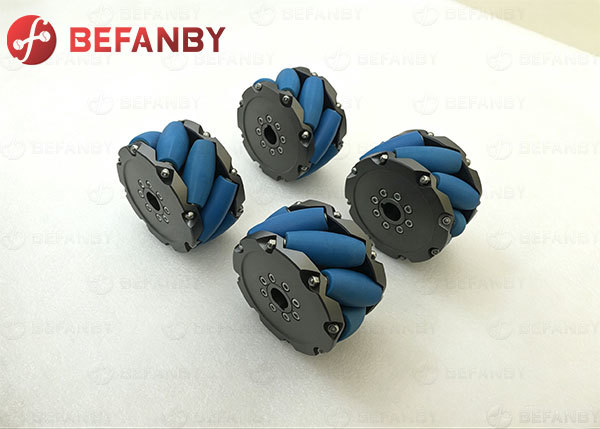 Quality PU Industrial Mecanum Wheels 203mm 300kg - 600kg Load for sale
