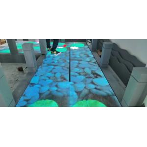 Quality P0.9 Dynamic Brightness Interactive Dance Floor Light Up Floor Panels for sale